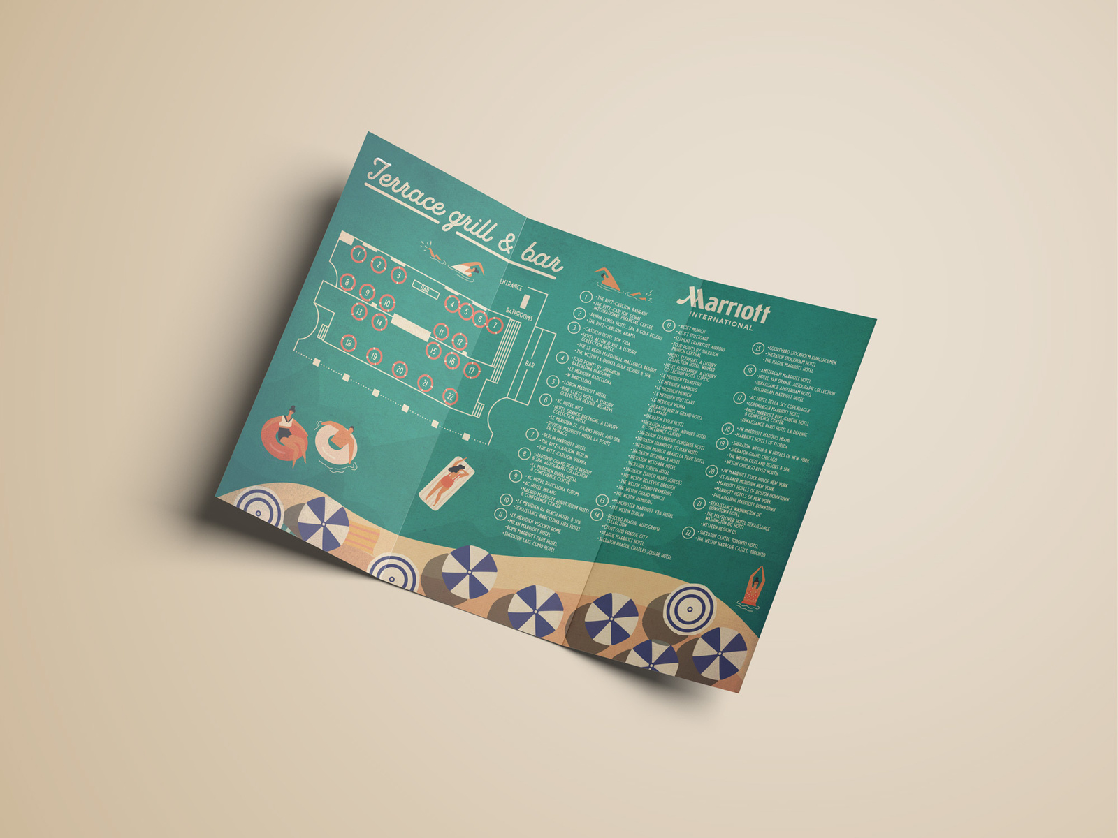 Marriott Hotels Brochure by Pasimedia on Dribbble
