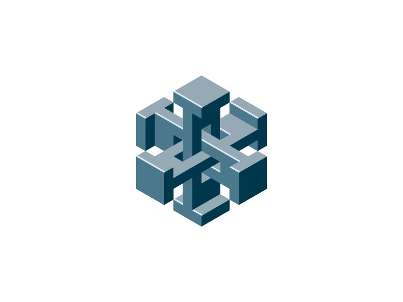 Interlocked Logo by Ortega Graphics on Dribbble