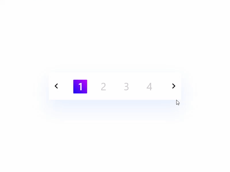 Pagination — 085 #dailyui by Vadim Zaitsev on Dribbble