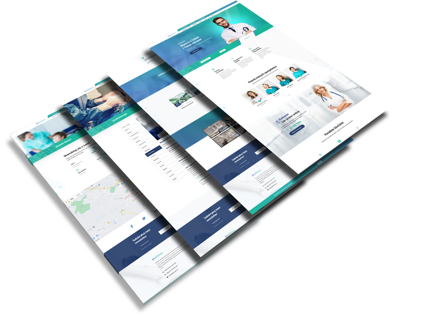 GlivClinic Website by Paweł Mansfeld on Dribbble