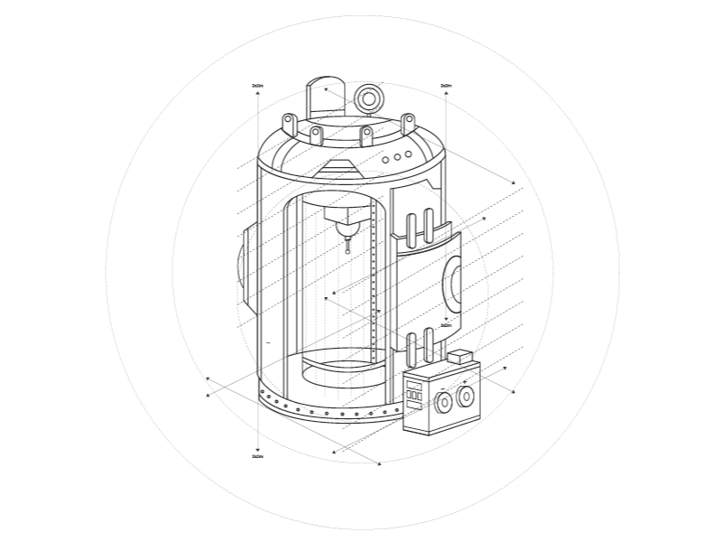 Technical Drawings (Illustrations) by Tom Shannon on Dribbble