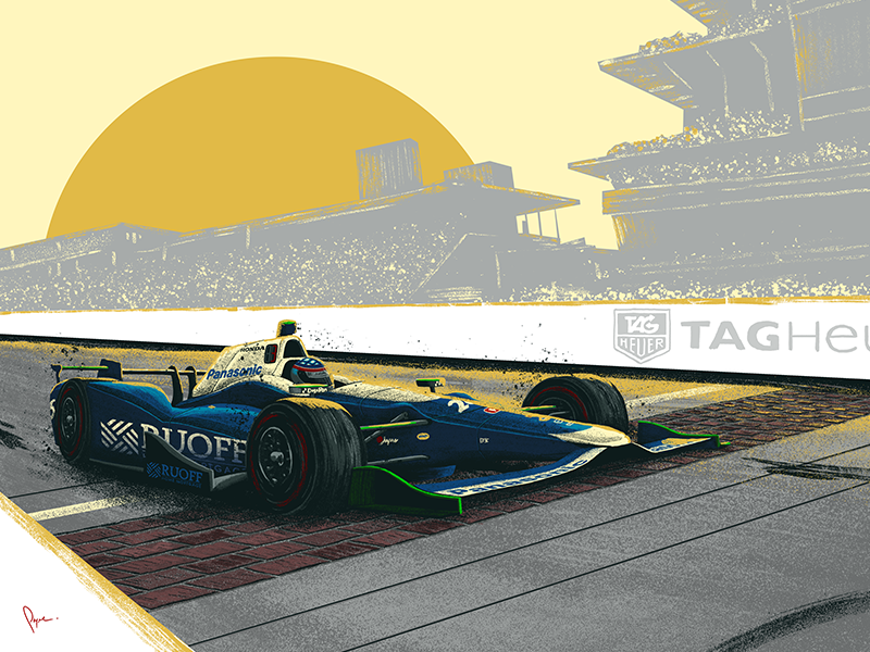 Indianapolis 500 by Derek Payne on Dribbble