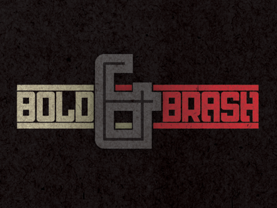 Bold & Brash by Alex Malkiewicz on Dribbble