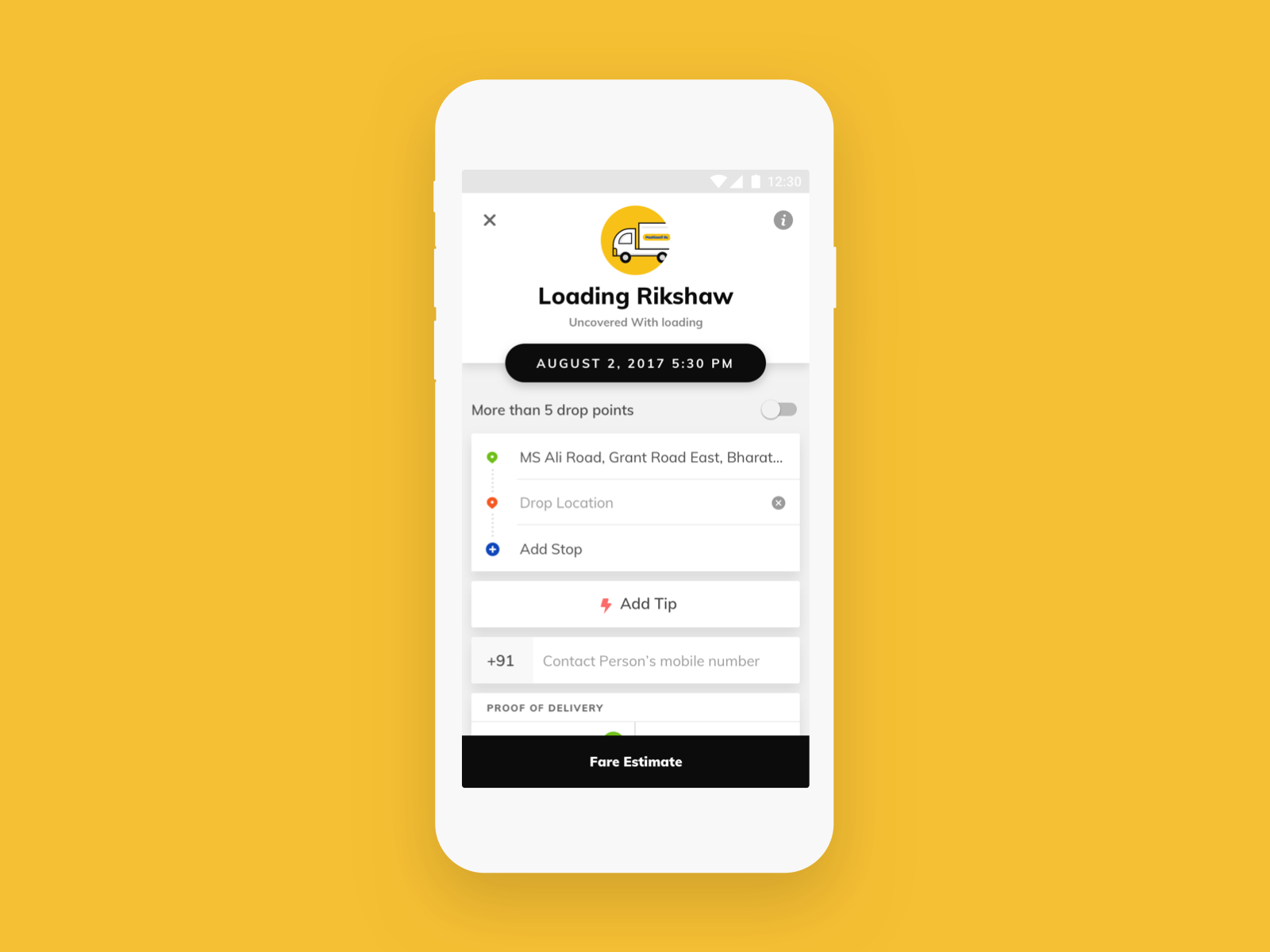 Booking Summary Screen by Vikas Makwana on Dribbble
