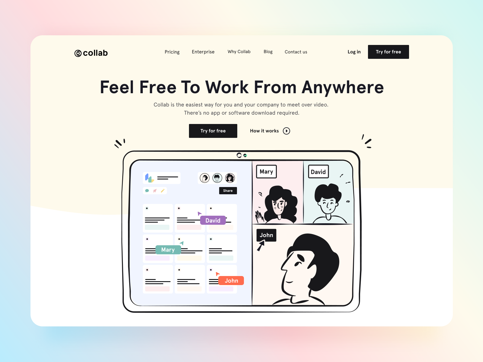 Collaboration Platform UI Design by Habitat on Dribbble