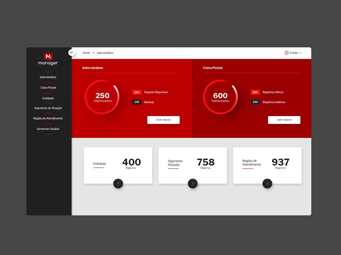 Manager Desktop by Wesley on Dribbble