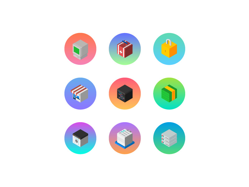 Isometric Series by Lisa Maio on Dribbble