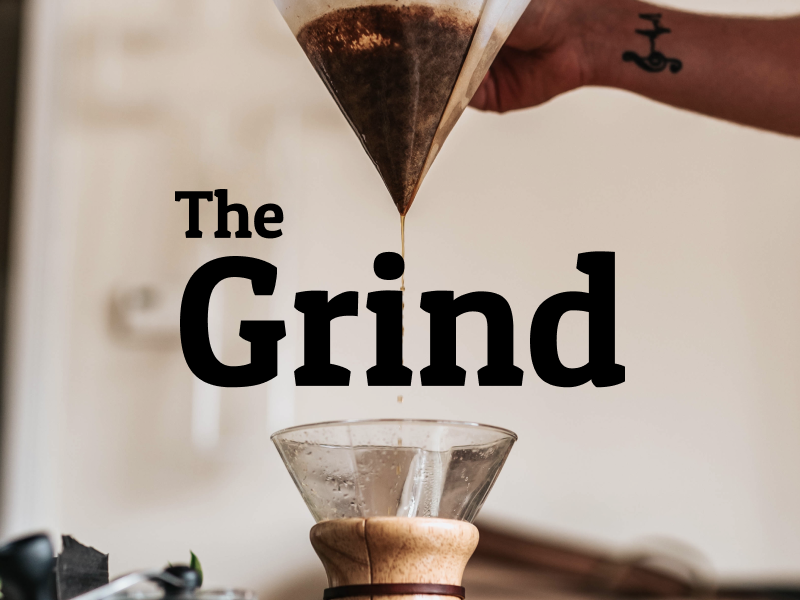 Thirty Logos #2 - The Grind by Jakub Urbański on Dribbble