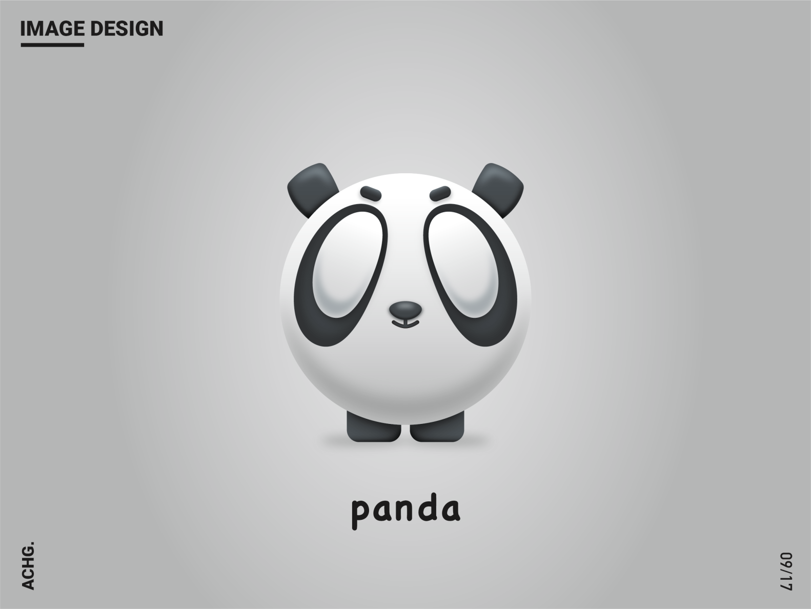 image design - panda by Huboooooo on Dribbble