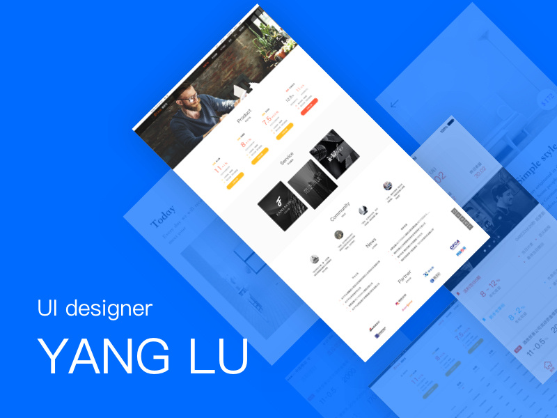 UI designer by 璐 on Dribbble