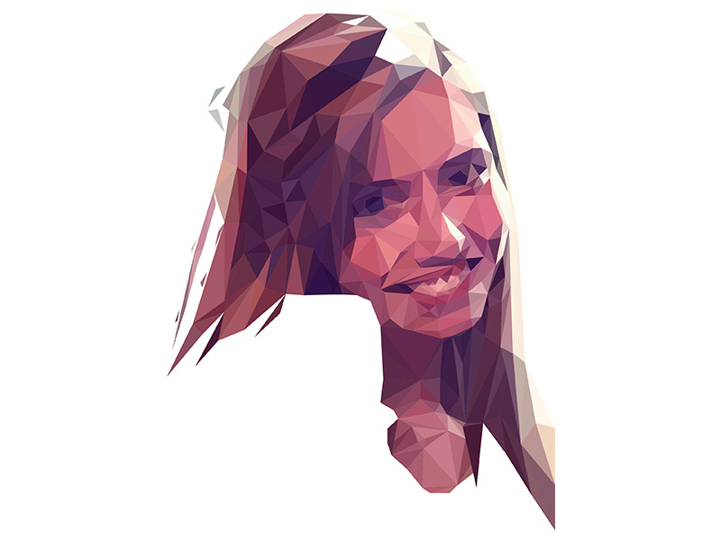 Low Poly Portrait by Luke Taylor on Dribbble