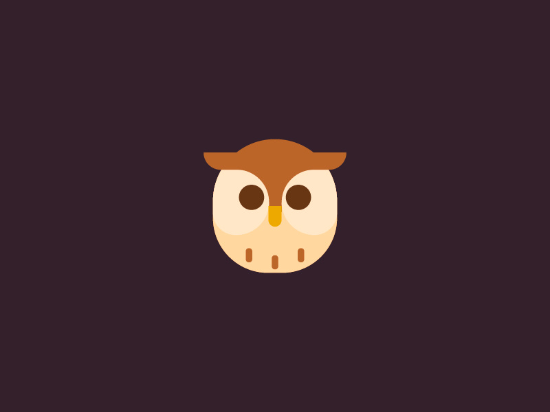 Owl by elang prakoso on Dribbble
