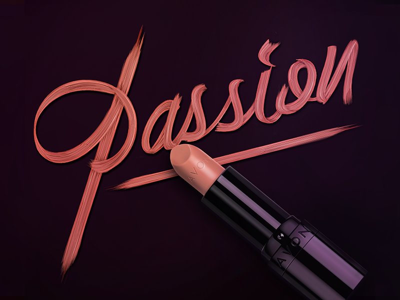 Passion - Lettering Avon by Gabriela Ruiz on Dribbble