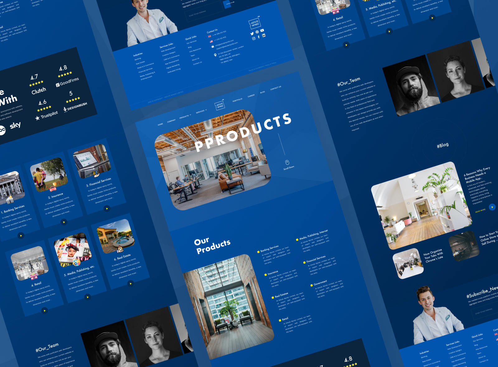 Innovation Website by Daniyal Nasiri on Dribbble