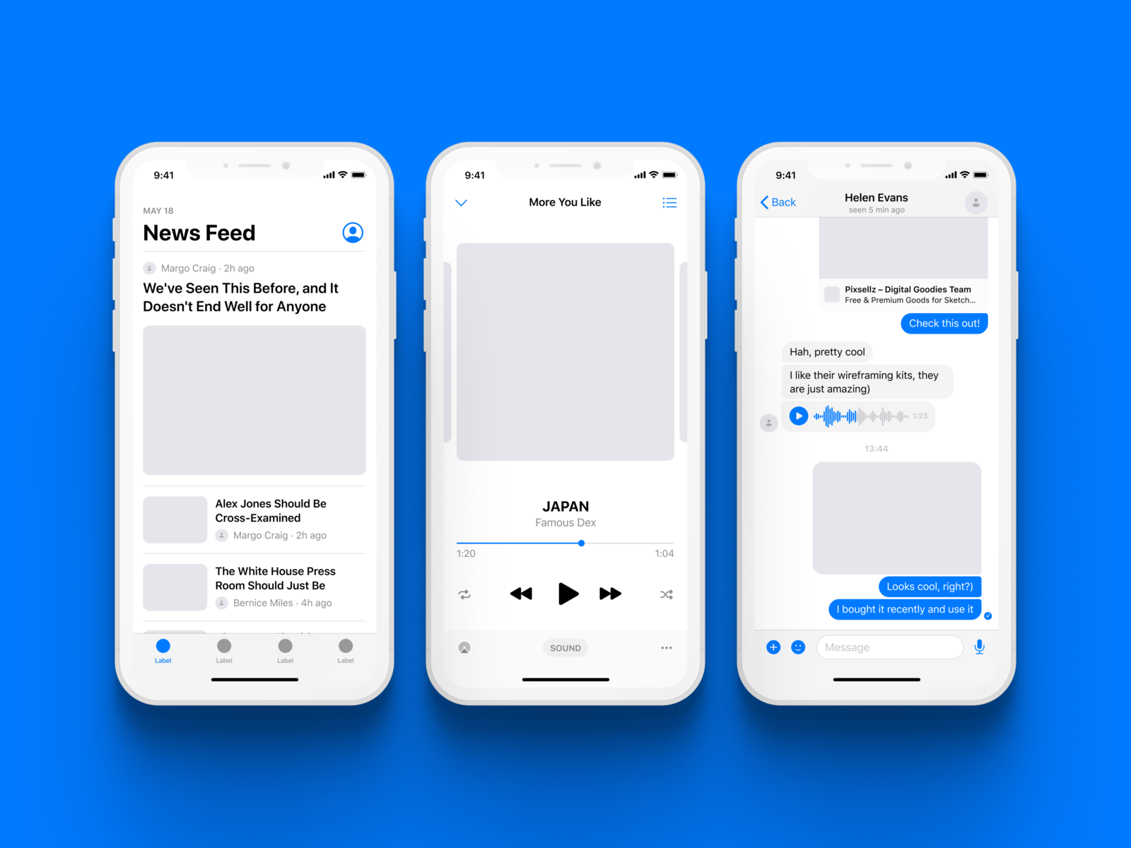 Fragments iOS Wireframe Kit 3.0 by Pixsellz on Dribbble