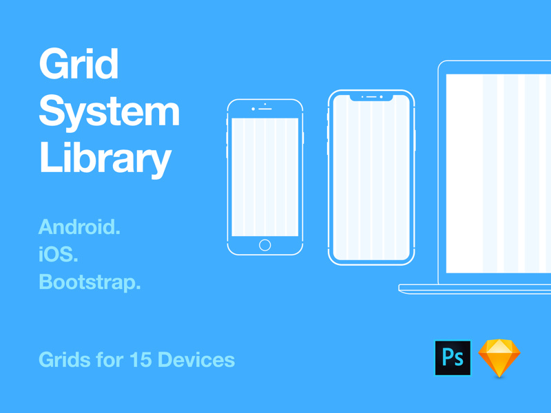 Grid System Library (Freebie) by Pixsellz on Dribbble