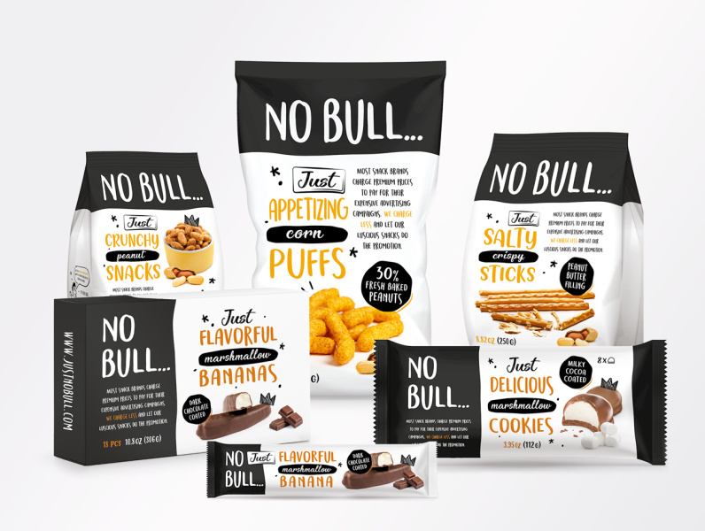 No Bull... Just tasty snacks! by Dimitar Prodanov on Dribbble
