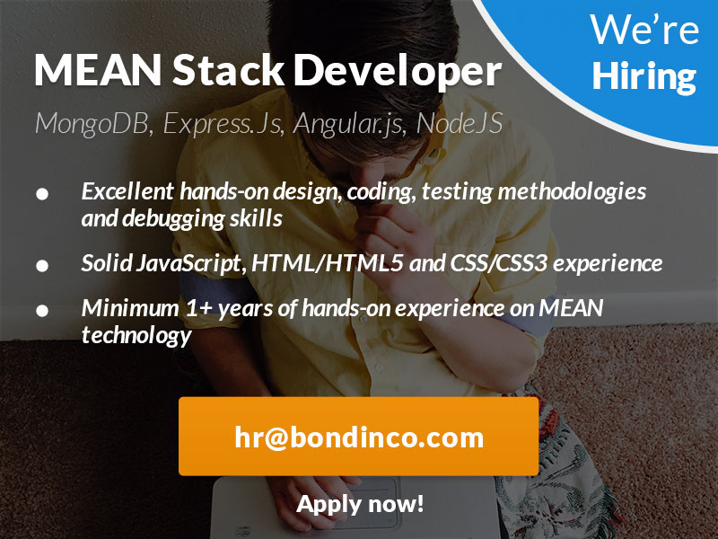 Mean Stack Developer - Ad Banner by Muhammad Umar on Dribbble