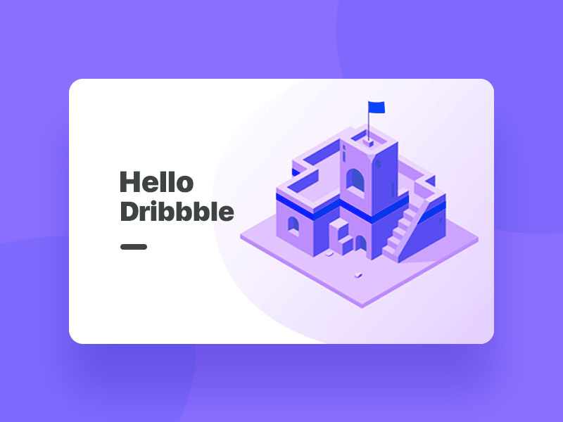 Hello dribbble by David T on Dribbble