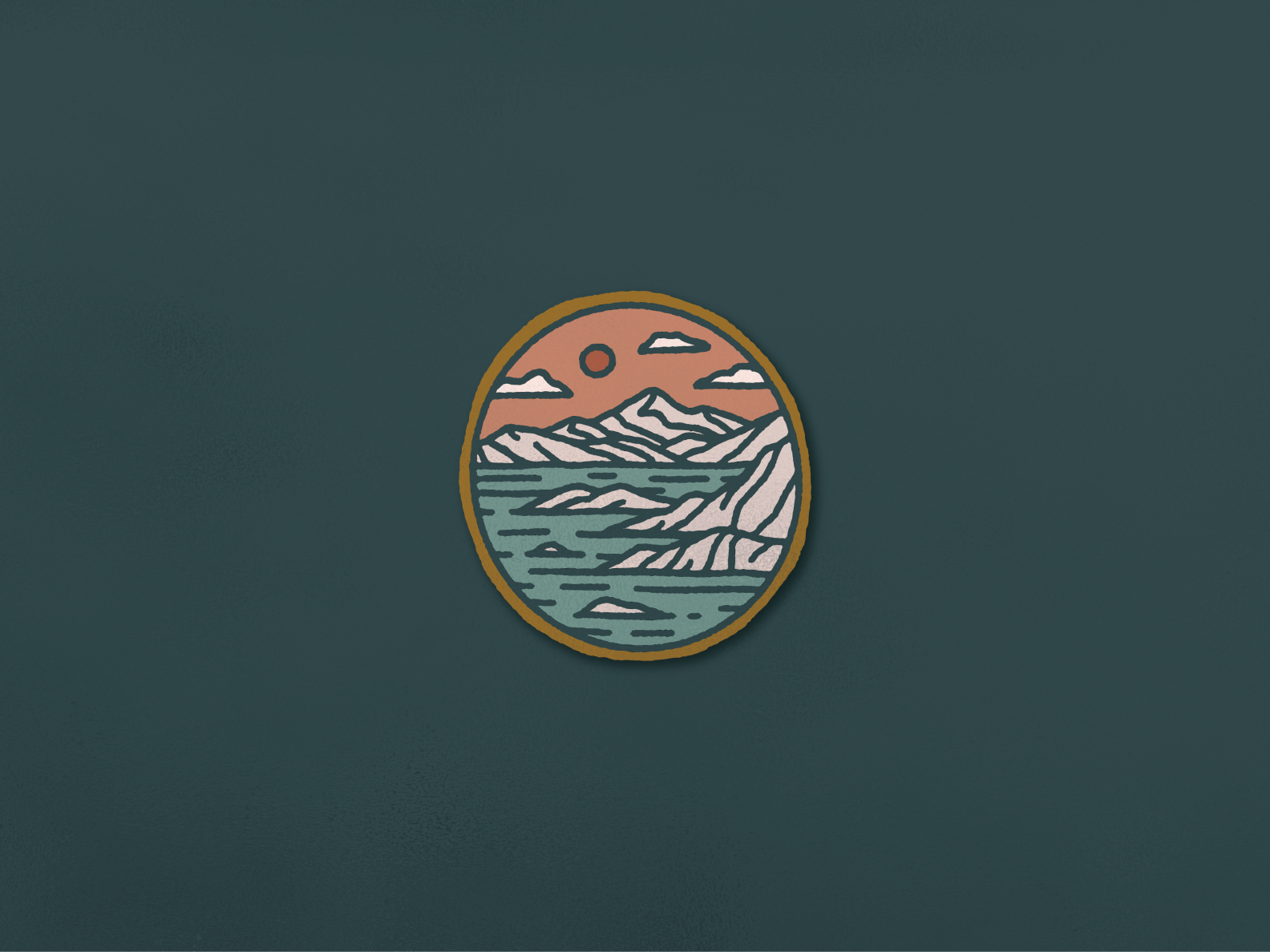 Lil Landscape Badge by Jason K Yun on Dribbble