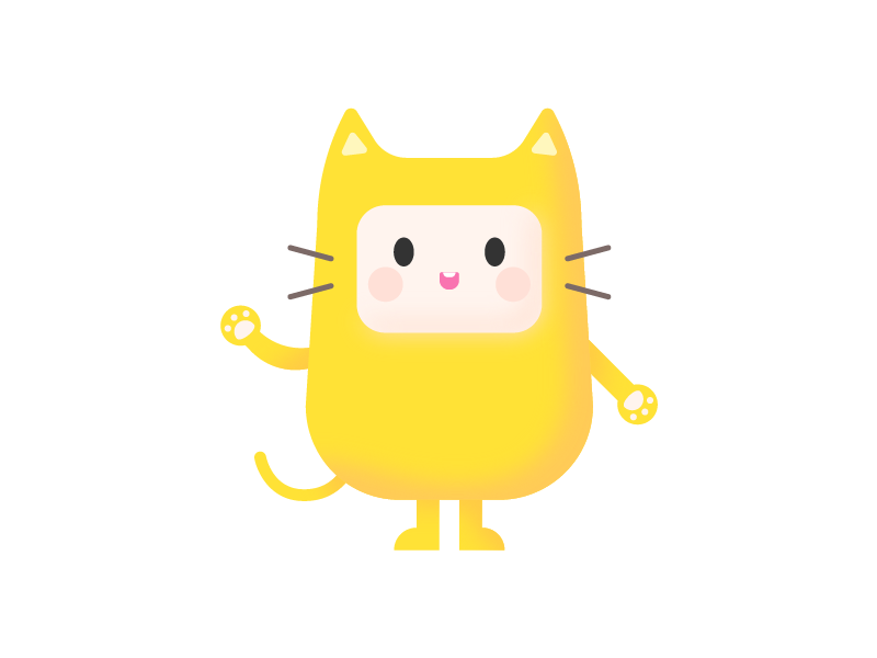 cat🐱 by Kiwi_D on Dribbble