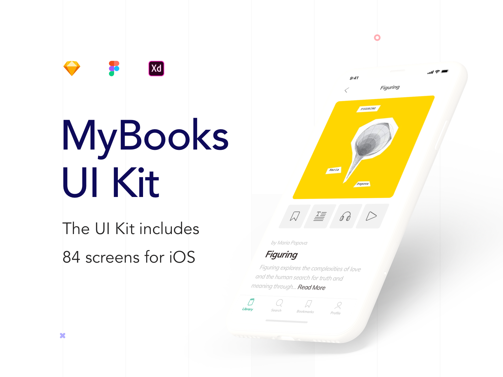 Mybooks Ui Kit by Ekaterina Pavlova on Dribbble