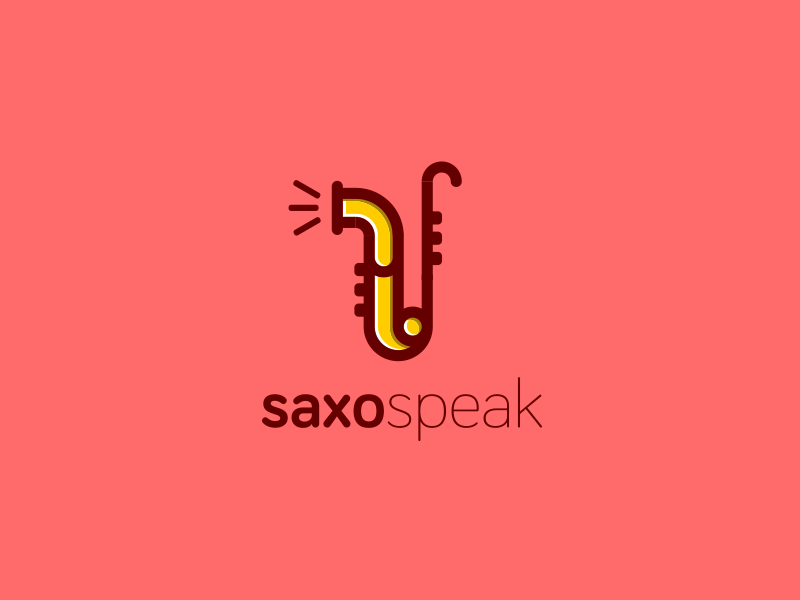 saxo speak logo by Alya Femile on Dribbble