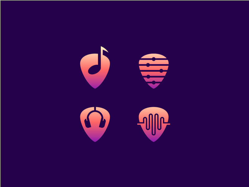 music logo by Alya Femile on Dribbble