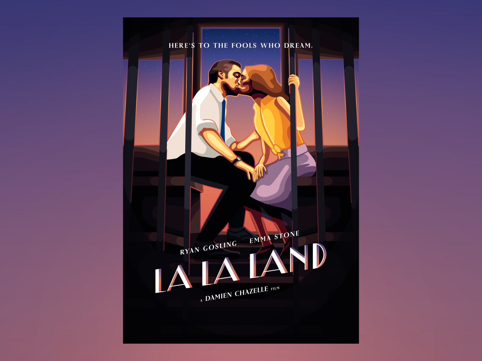 La La Land Poster Design by Erik Heller on Dribbble