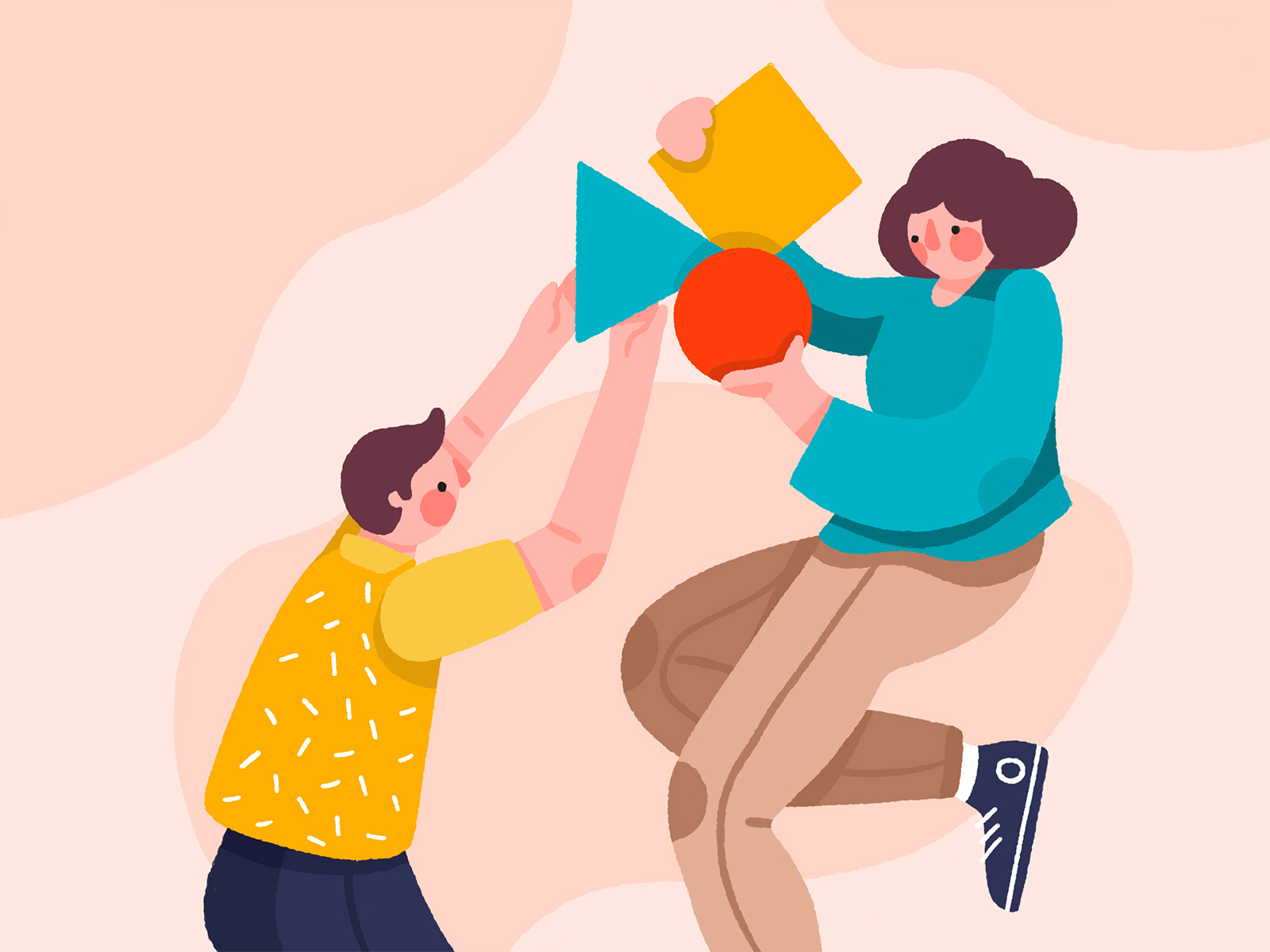 Teamwork by Somewan on Dribbble