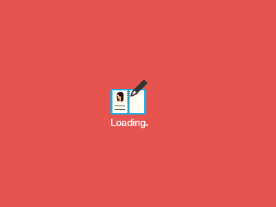 Loading by SophiaYang on Dribbble