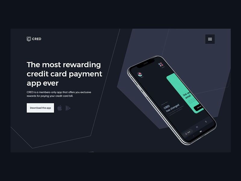Cred Hero Image Design by Manu Singh on Dribbble