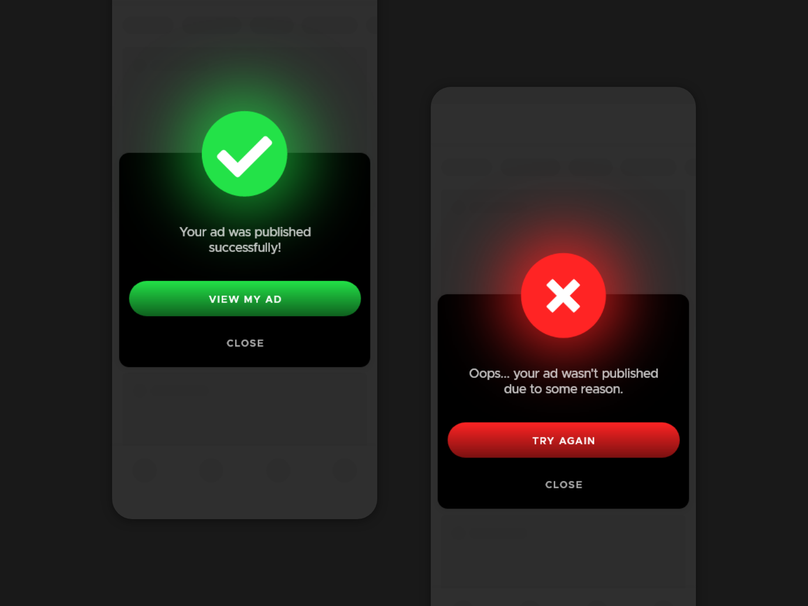 Daily #011 - Flash message by Amogh Srivastava on Dribbble