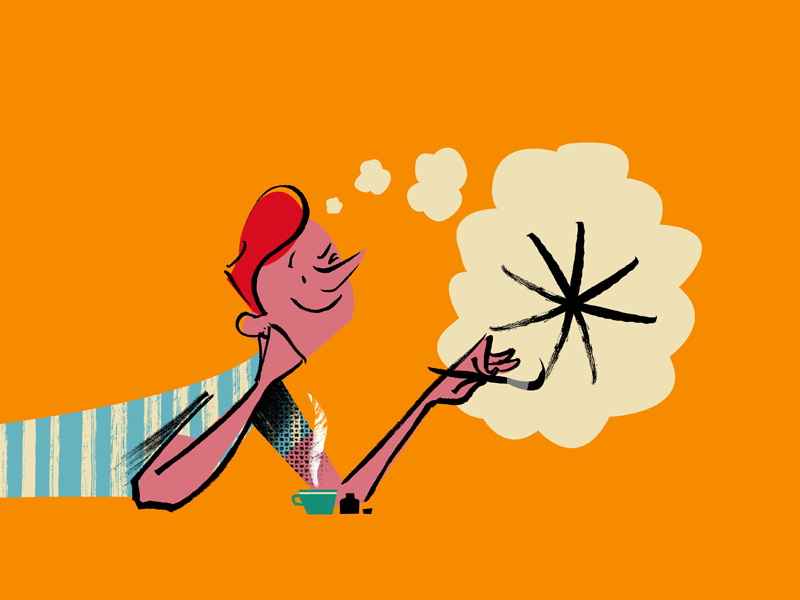 Inking Thoughts by Peter Clayton on Dribbble