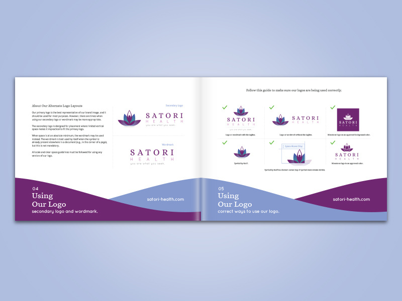 Satori Health Brand Guidelines by Elvis Camarena on Dribbble