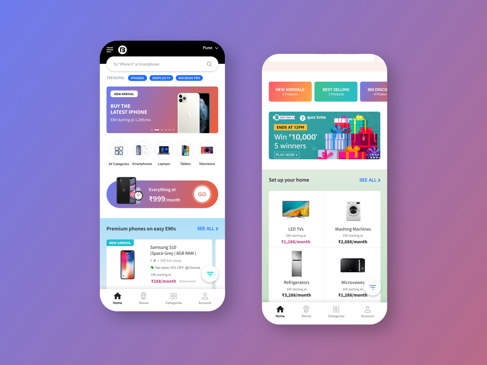 EMI Mall Product Concept by Umesh Kshetry on Dribbble