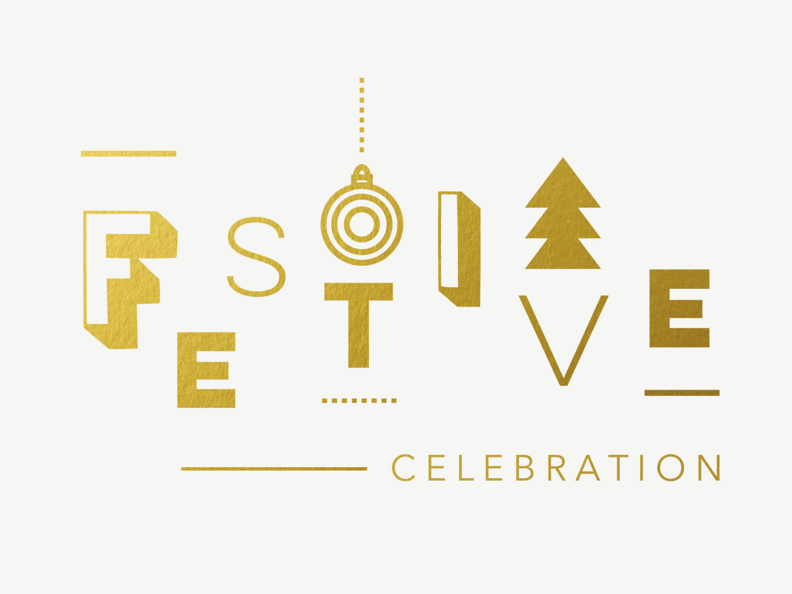 Festive Typography by Amy Louise Baker on Dribbble