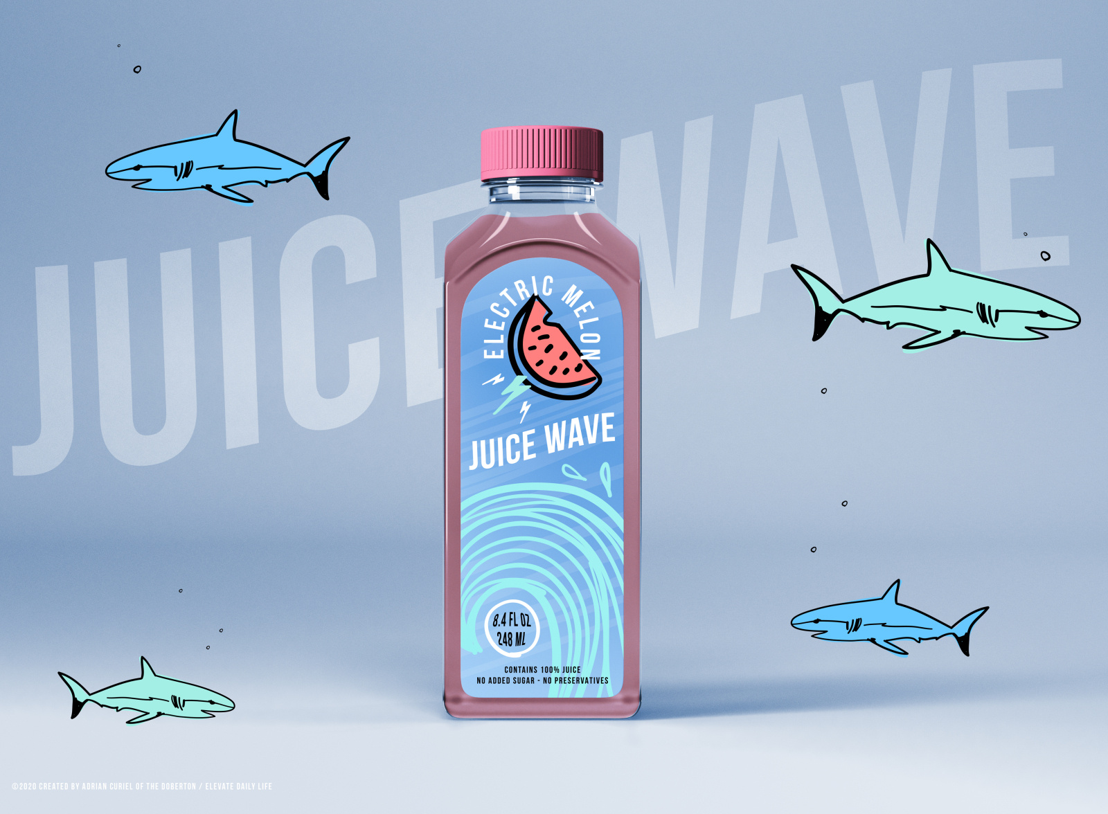 Electric Melon b/ Juice Wave by Aston Port on Dribbble