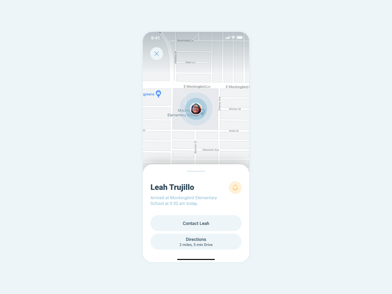 Daily Ui #020 - Location Tracker by Adam Harper on Dribbble