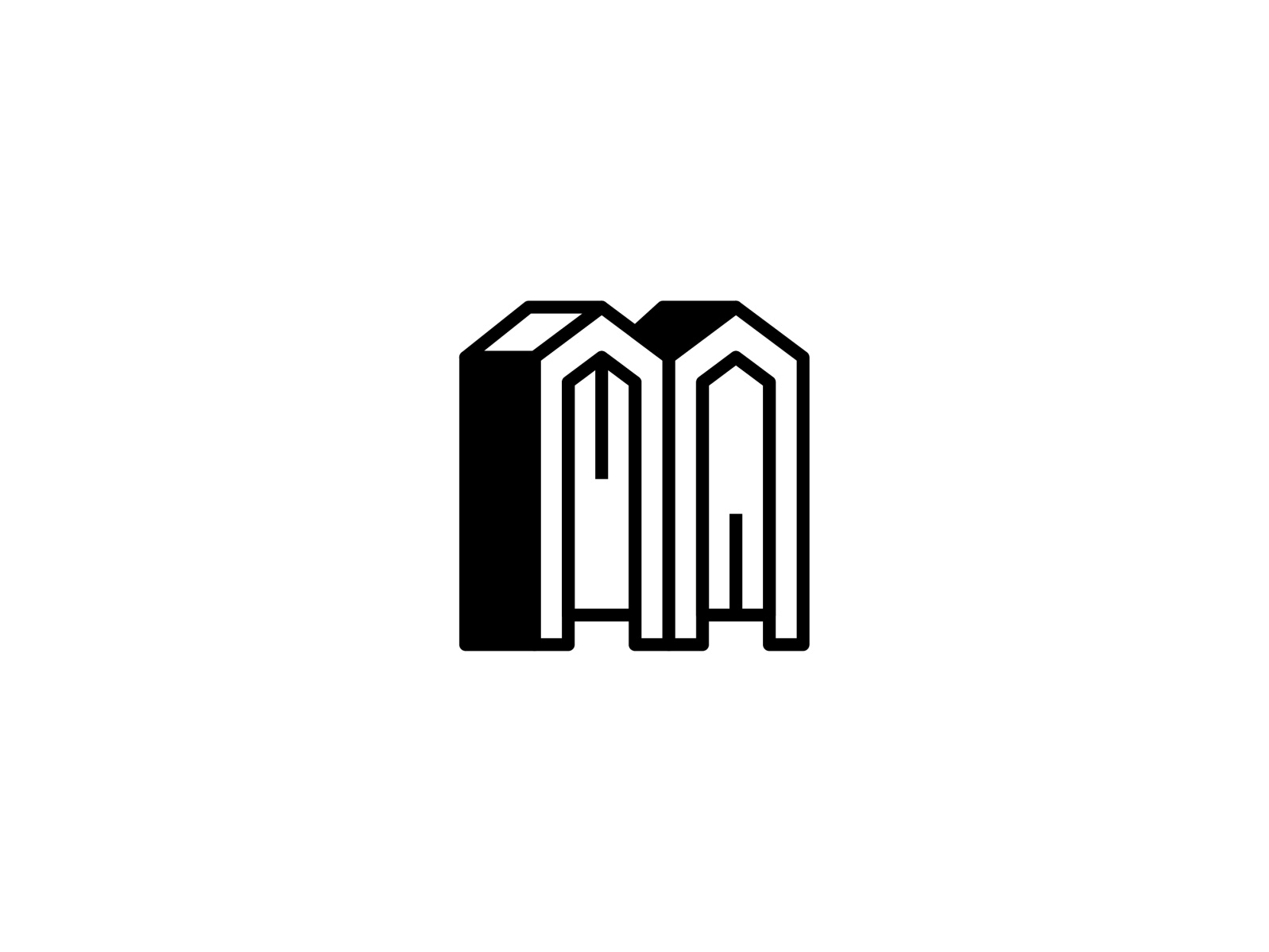 Book & M Logo by Liberith on Dribbble