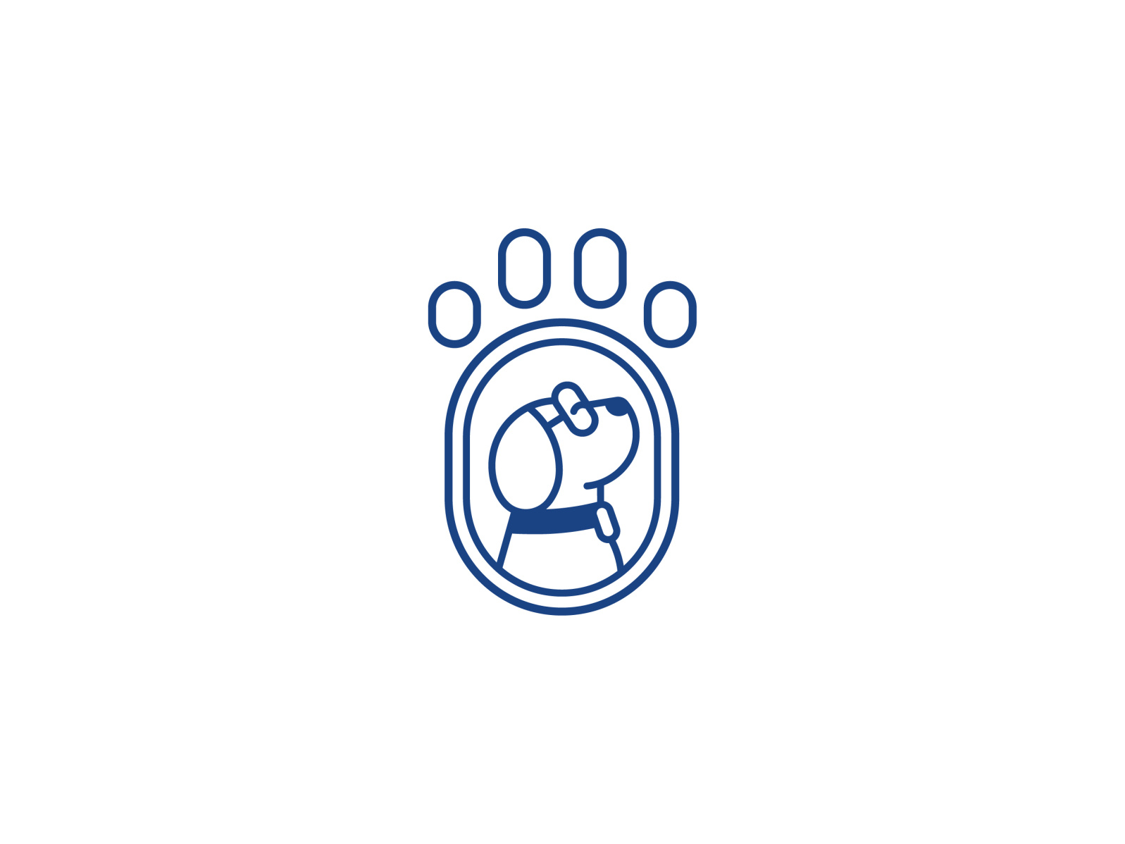 Smart dog logo by Liberith on Dribbble