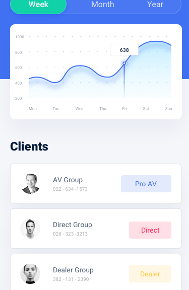 Client Management Platform 01 by Pham Huy on Dribbble