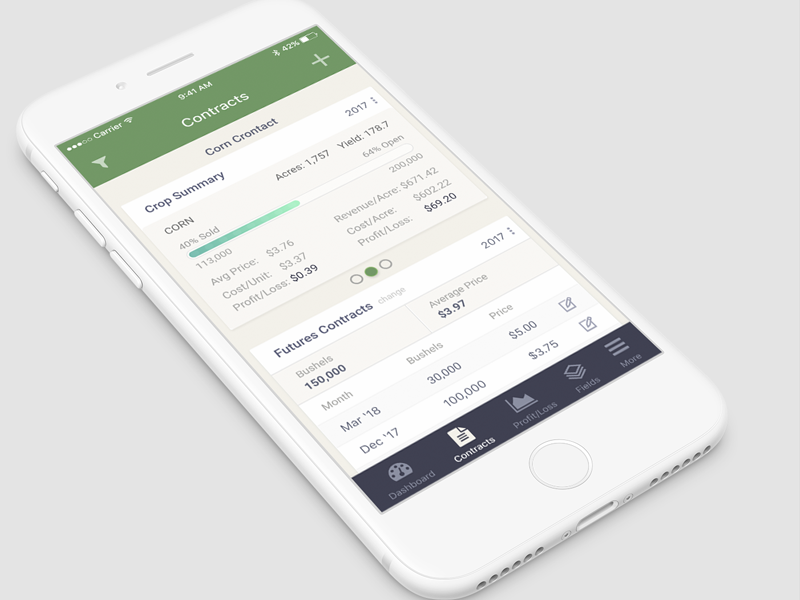 Contracts Page UI Design by edrdesigner on Dribbble