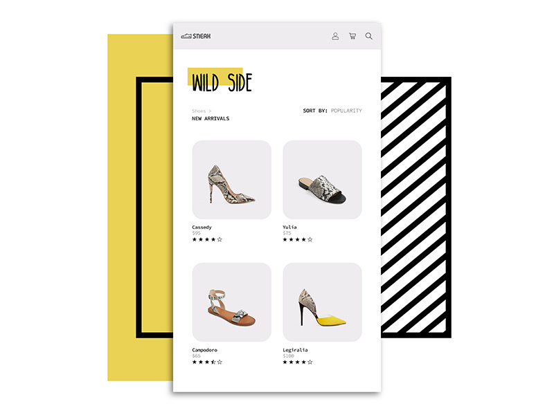 E-commerce Shopping Site by Shivangi Patel on Dribbble