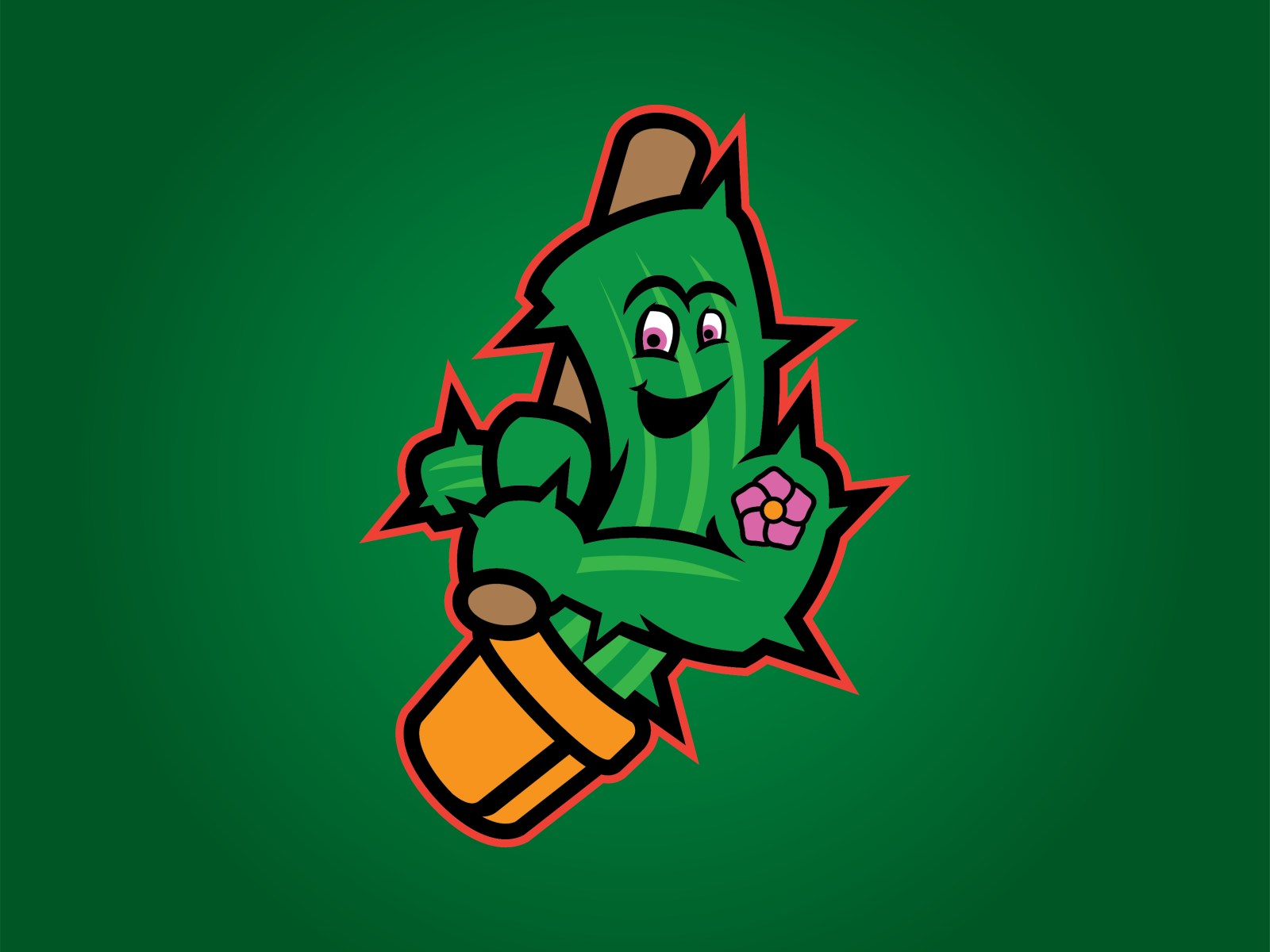 Cactus Logo by Vincent Pettofrezzo on Dribbble