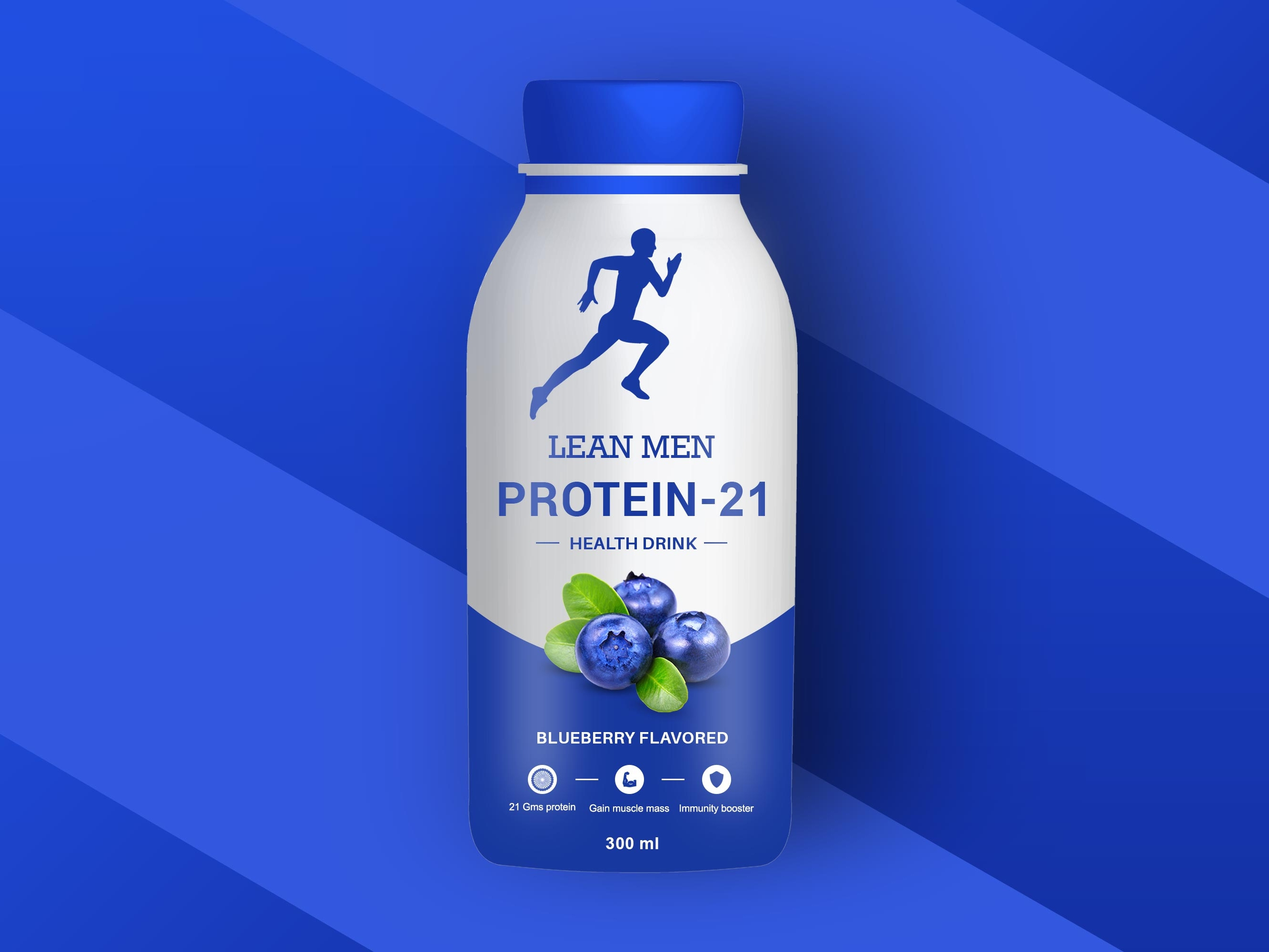 Dribbble - lean-men-label2.jpg by Sai kiran