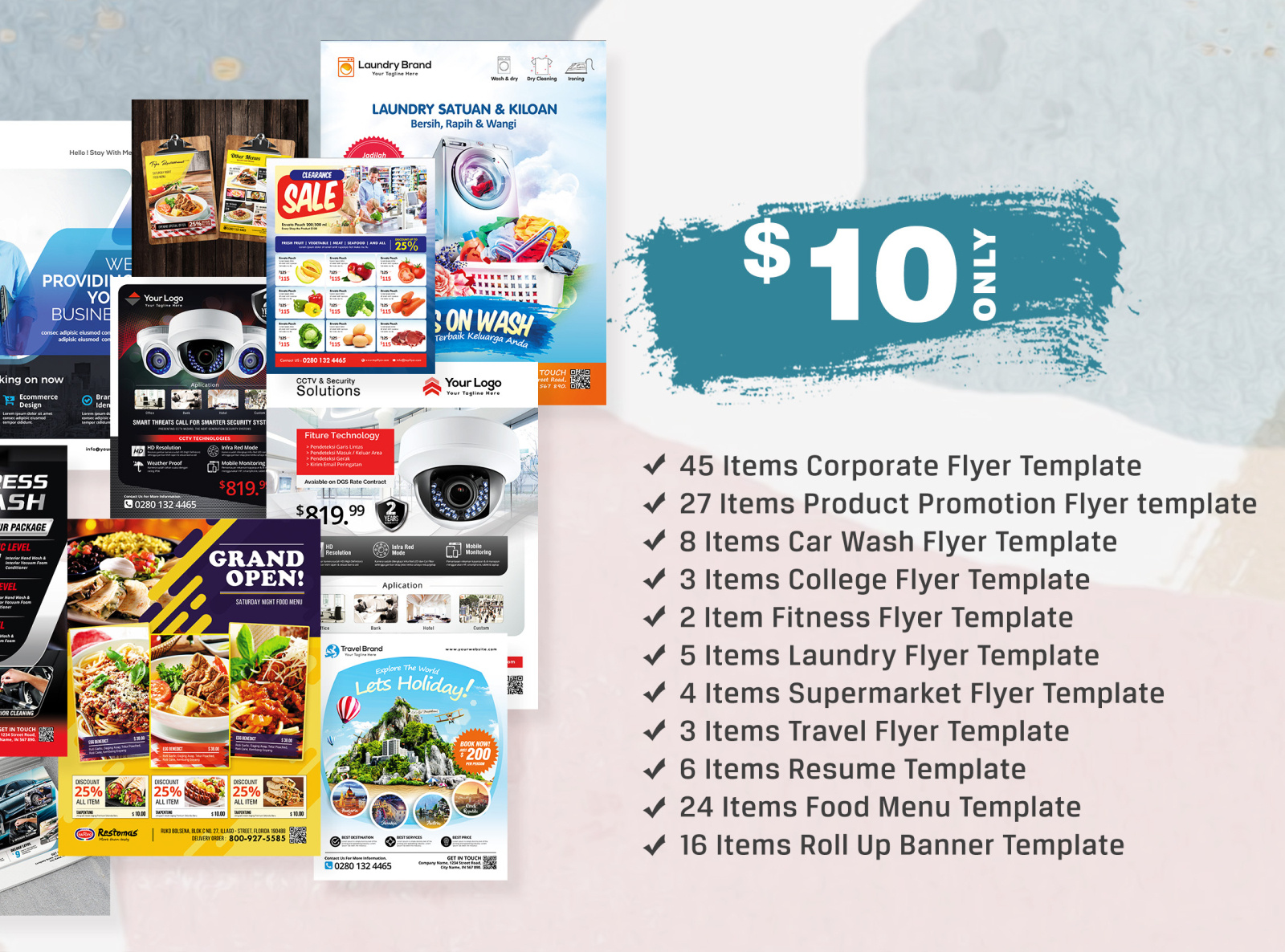 Graphic template ready to use,, 143 Asset to your work, promotio by ...