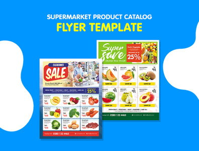 Product Flyer - Supermarket Promotion Flyer by Muhammad irvan on Dribbble
