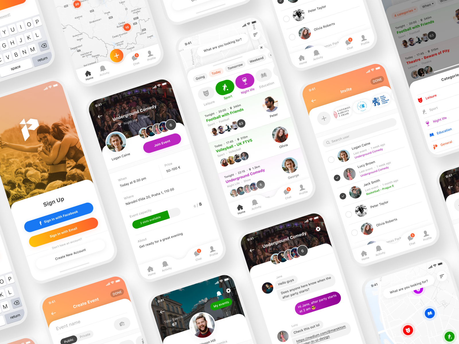 Student activities App by Tomáš Marek on Dribbble