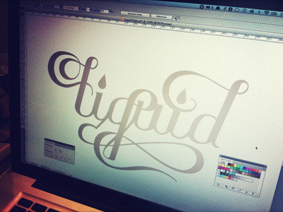 Liquid | Hand-drawn Typo by 1985R on Dribbble